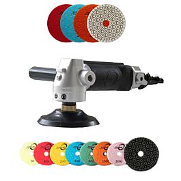 Diamax Cyclone MVP Pneumatic Air Polisher Kit w/ Typhoon 3 and 7 Step ...
