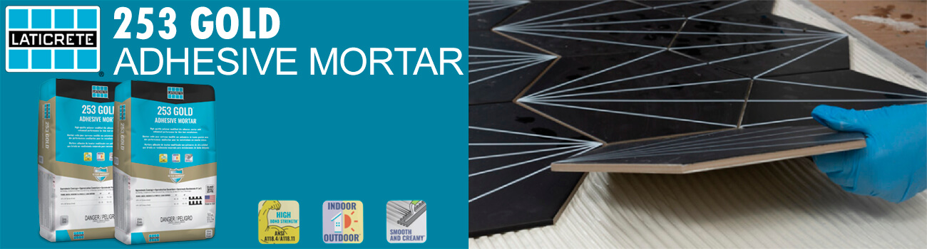 Laticrete 253 Gold Thin-Set Mortar | Polymer-Modified Tile Adhesive