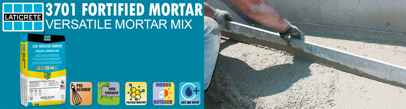 Laticrete 3701 Fortified Mortar Bed | Polymer-Fortified Thick Bed Mortar