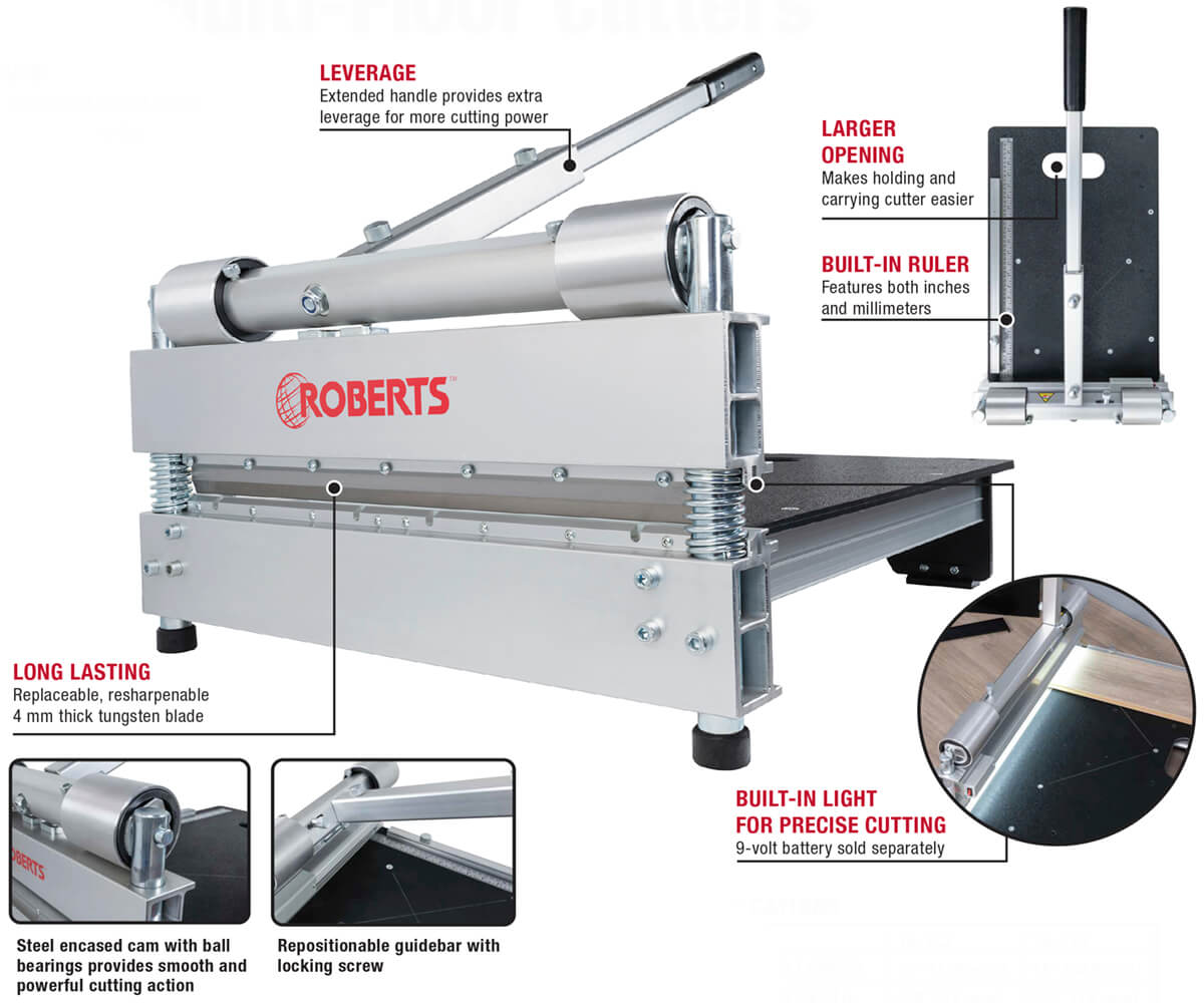 Roberts 10-942 PrecisionCuts Pro Multi-Floor Cutter - 13"